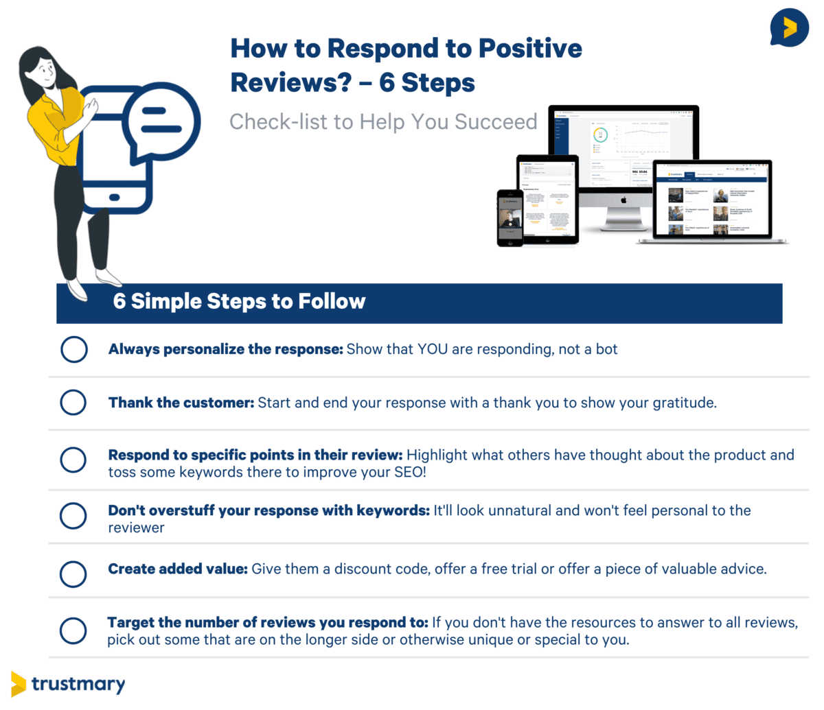 How to Respond to Positive Reviews? - Trustmary | Trustmary