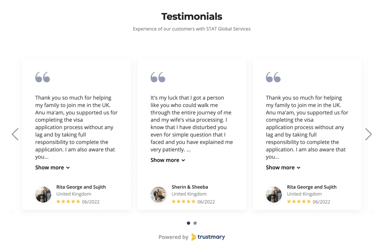 5 Testimonial Page Design Best Practices - Trustmary | Trustmary