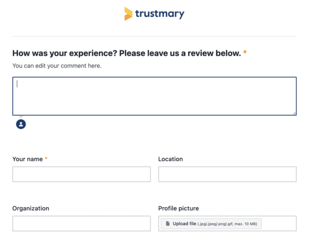 Automatic and Authentic Testimonials Generator - Trustmary | Trustmary